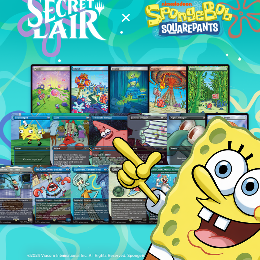 Secret Lair X Spongebob Squarepants (COMPLETE SET) – GigaChadGaming